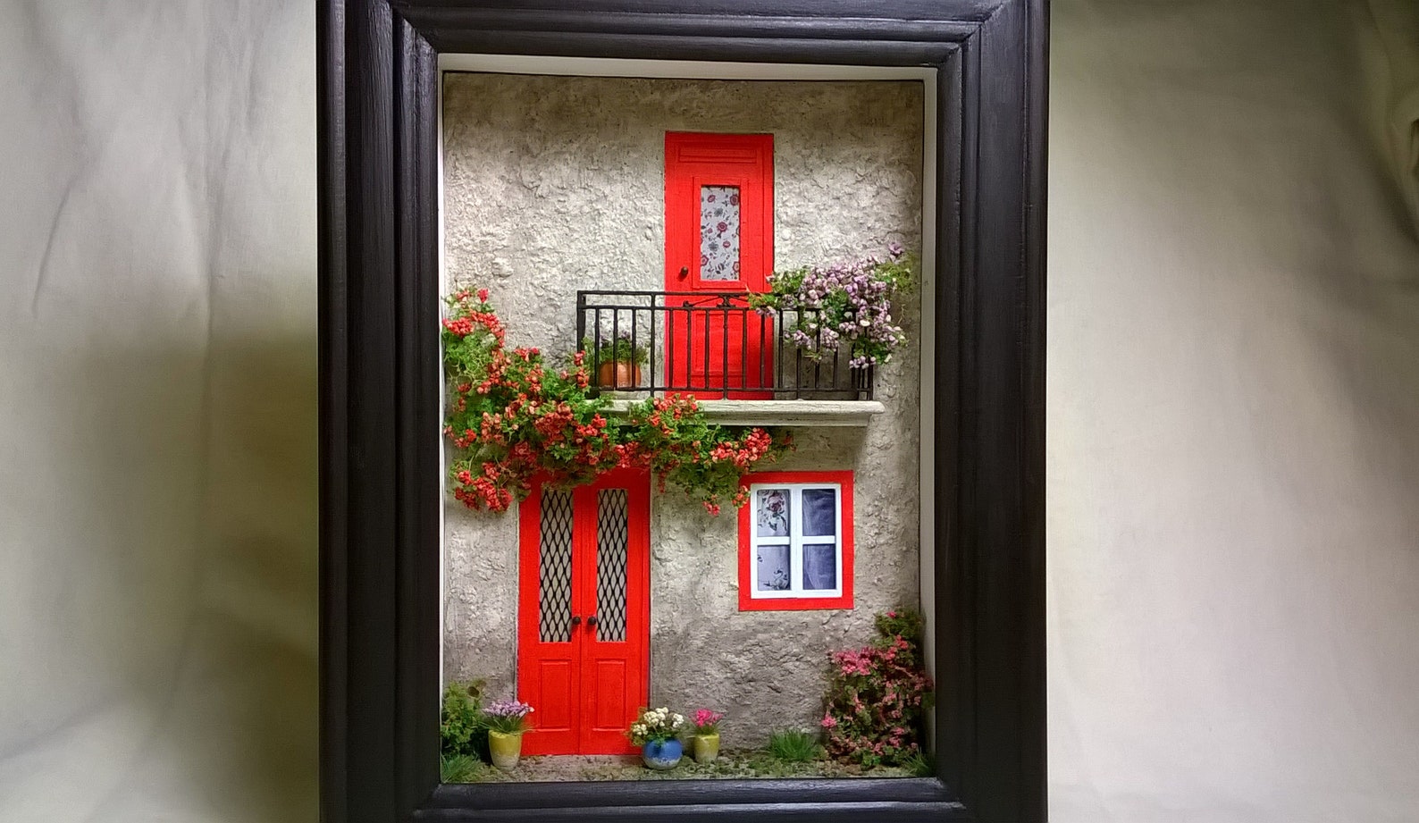 Dollhouse Miniature House Diorama Shadowbox Art - Etsy