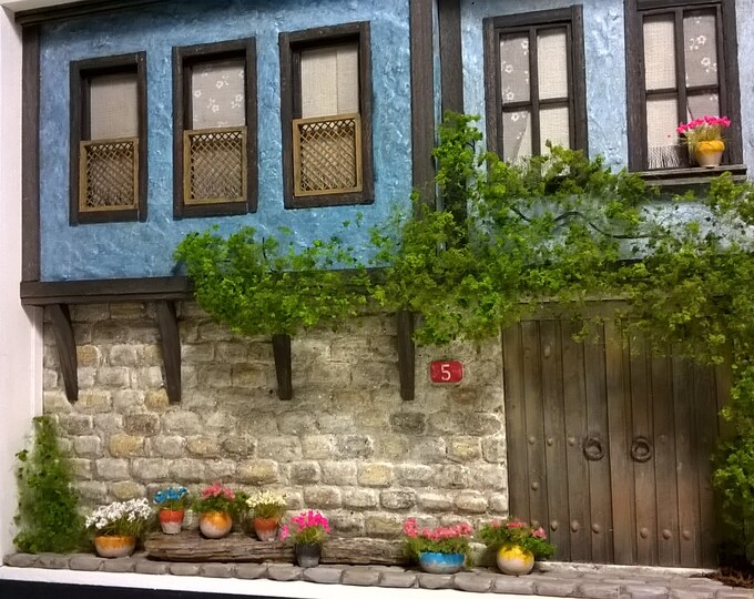 Dollhouse ,miniature Traditional Balkan-ottoman Style House , Diorama ...
