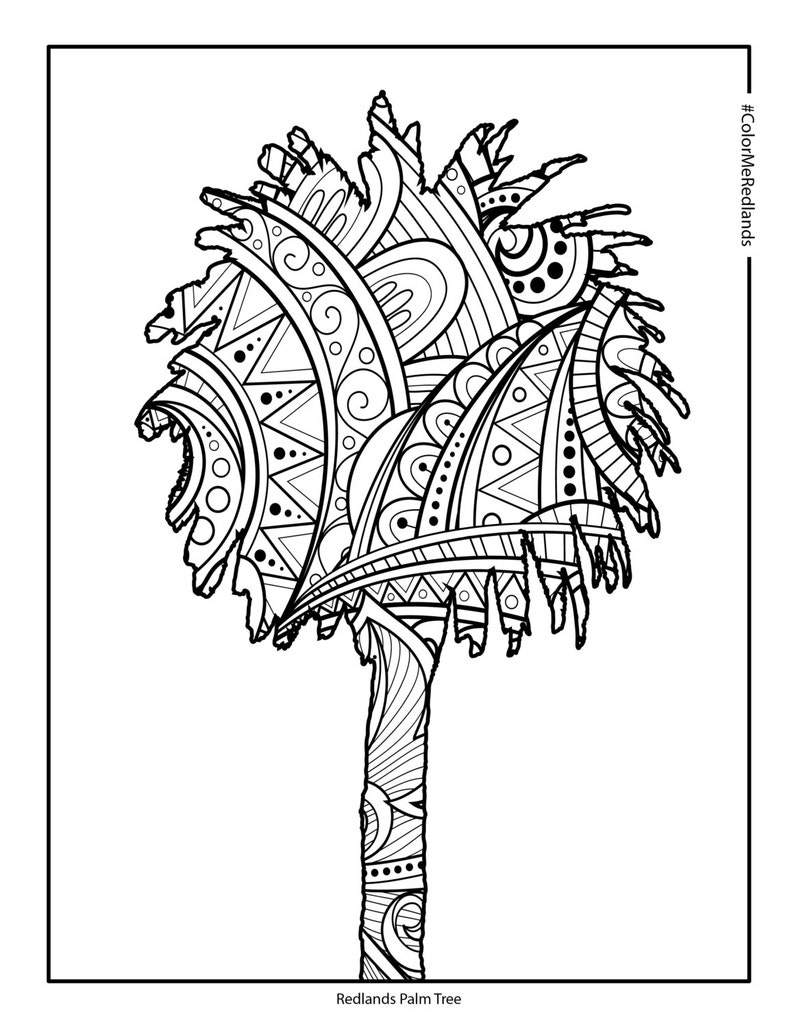 Redlands Coloring Book - Etsy