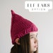 Pixie Elf Hat Knitting Pattern Elf Knitting Pattern Pointed - Etsy