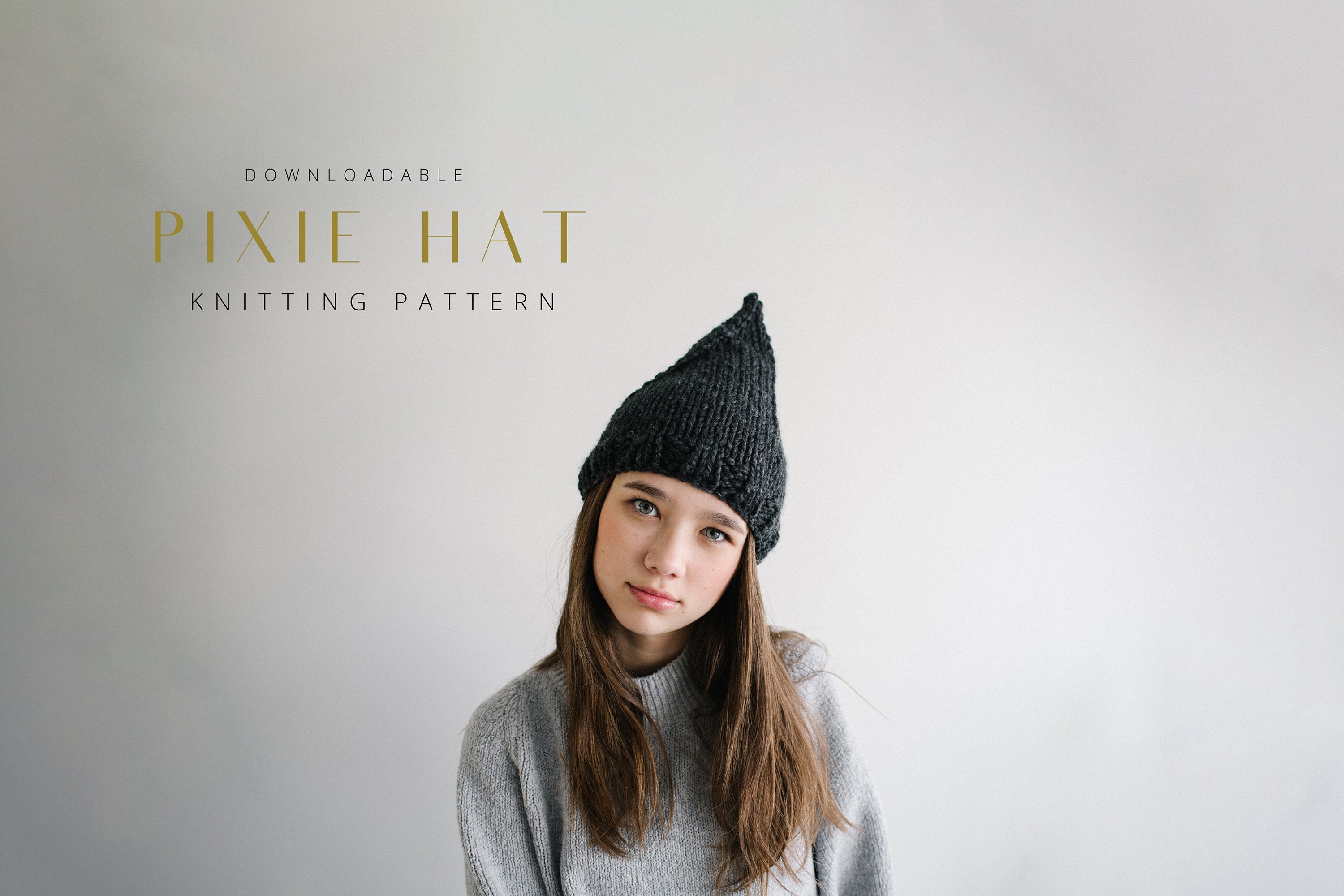 Pixie Elf Hat Knitting Pattern Elf Knitting Pattern Pointed - Etsy