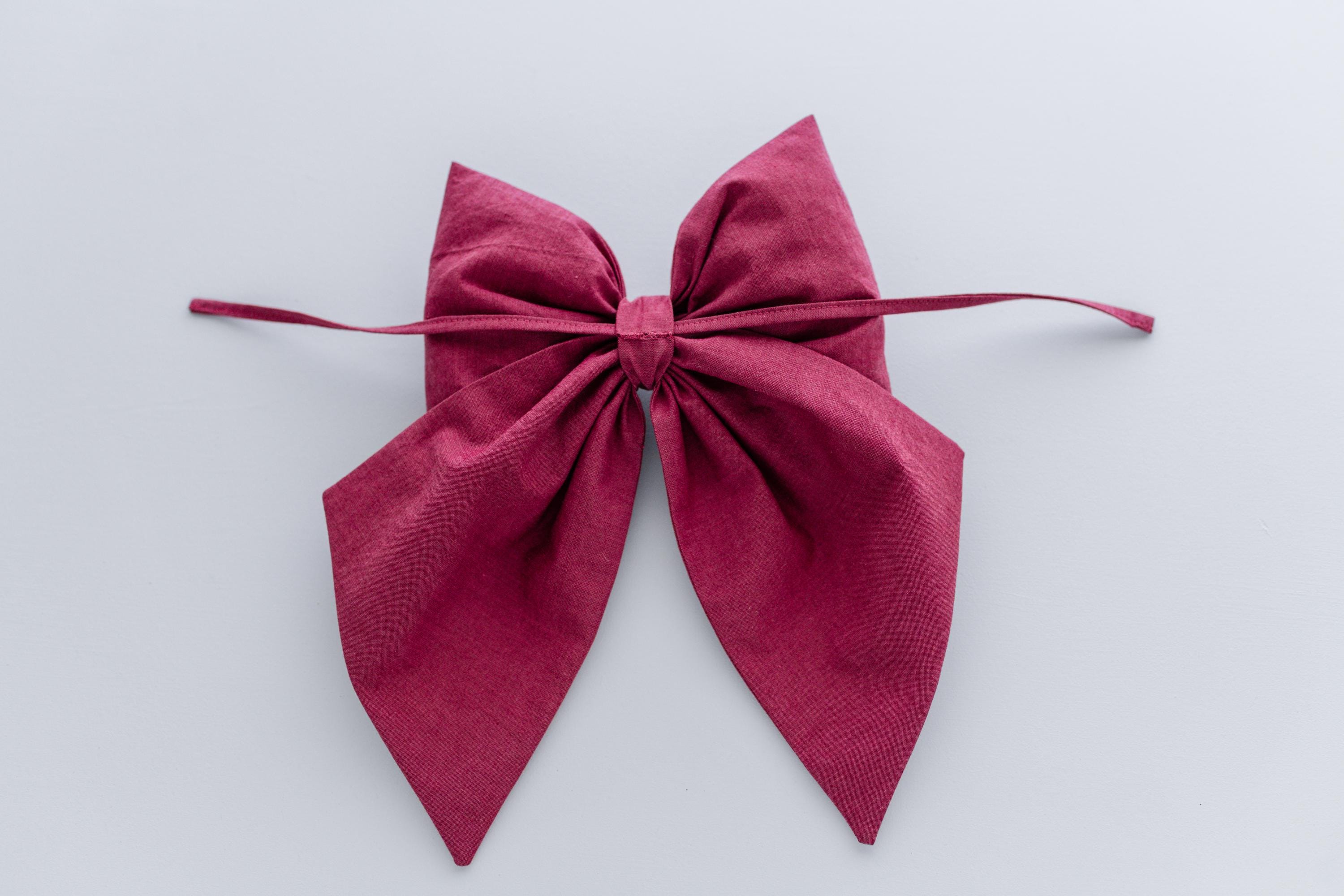Oversized Puffy Bow Sewing Pattern: DIY Hair Bow, Tree Topper (PDF) - Etsy