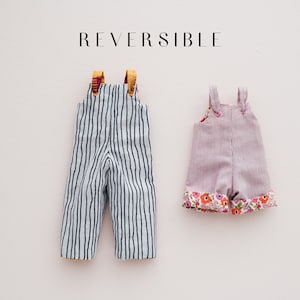DIY Doll Overalls Clothes Sewing Pattern, Greta Pocket Ragdoll Clothing ...