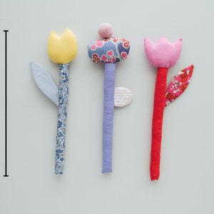 Flower Bouquet Sewing Pattern, Flower Toys for Kids, Floral Gift, Home ...