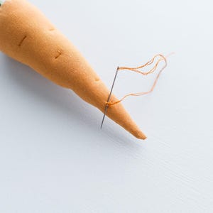 Fabric Carrot Sewing Pattern, DIY Play Food for Kids, Vegetable ...