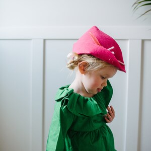 Elf Hat Sewing Pattern, Elf Costume Cosplay, Robin Hood Felt Hat DIY ...