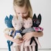 Cat Stuffy Sewing Pattern, Modern Cat Toy for Kids, Kitty Softie Toy ...