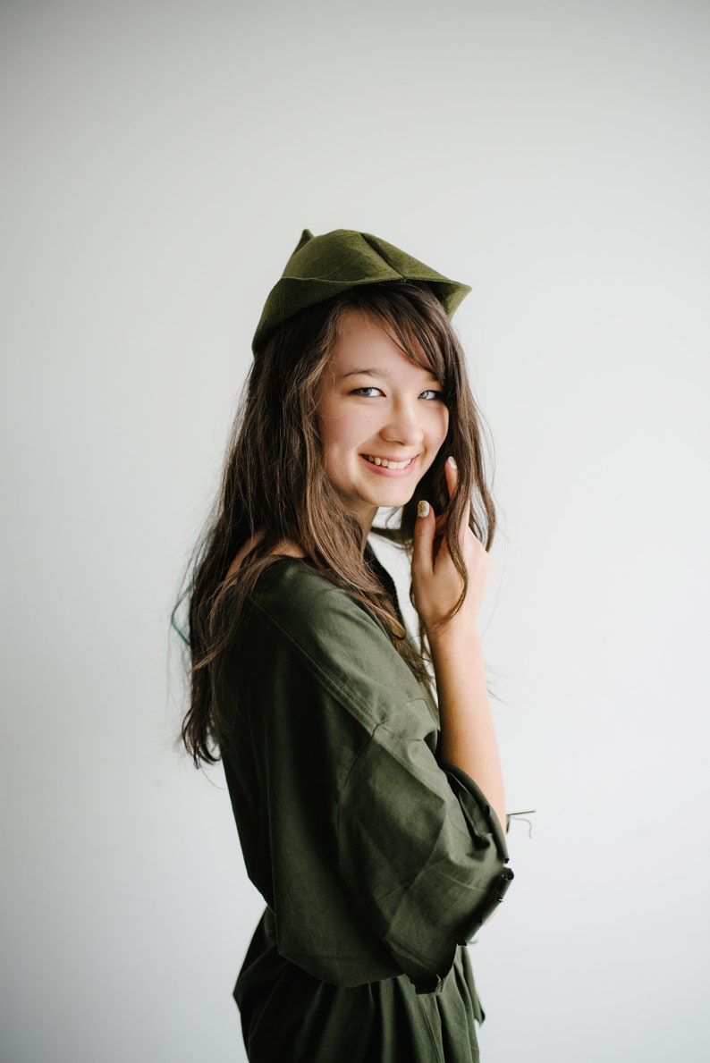 Elf Hat Sewing Pattern Elf Costume Cosplay Robin Hood Felt - Etsy