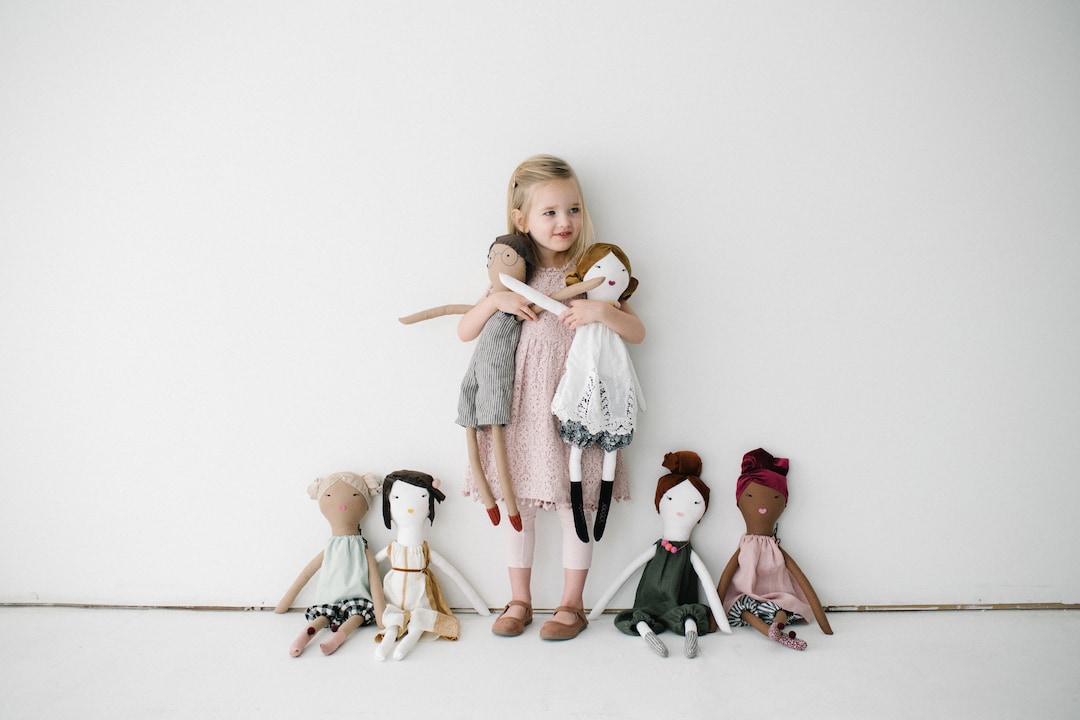 Easy Rag Doll Sewing Pattern, Cloth Doll Digital Download PDF, Doll ...