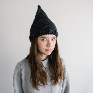Pixie Elf Hat Knitting Pattern, Elf Knitting Pattern, Pointed Hat Cosplay, Easy to Knit Toque ...