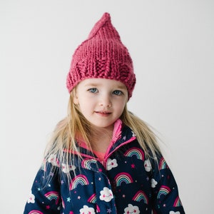 Pixie Elf Hat Knitting Pattern, Elf Knitting Pattern, Pointed Hat Cosplay, Easy to Knit Toque ...