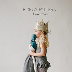 Fabric Crown Sewing Pattern PDF Crown With Words Diy - Etsy UK
