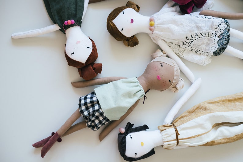 Easy Rag Doll Sewing Pattern Cloth Doll Digital Download PDF - Etsy