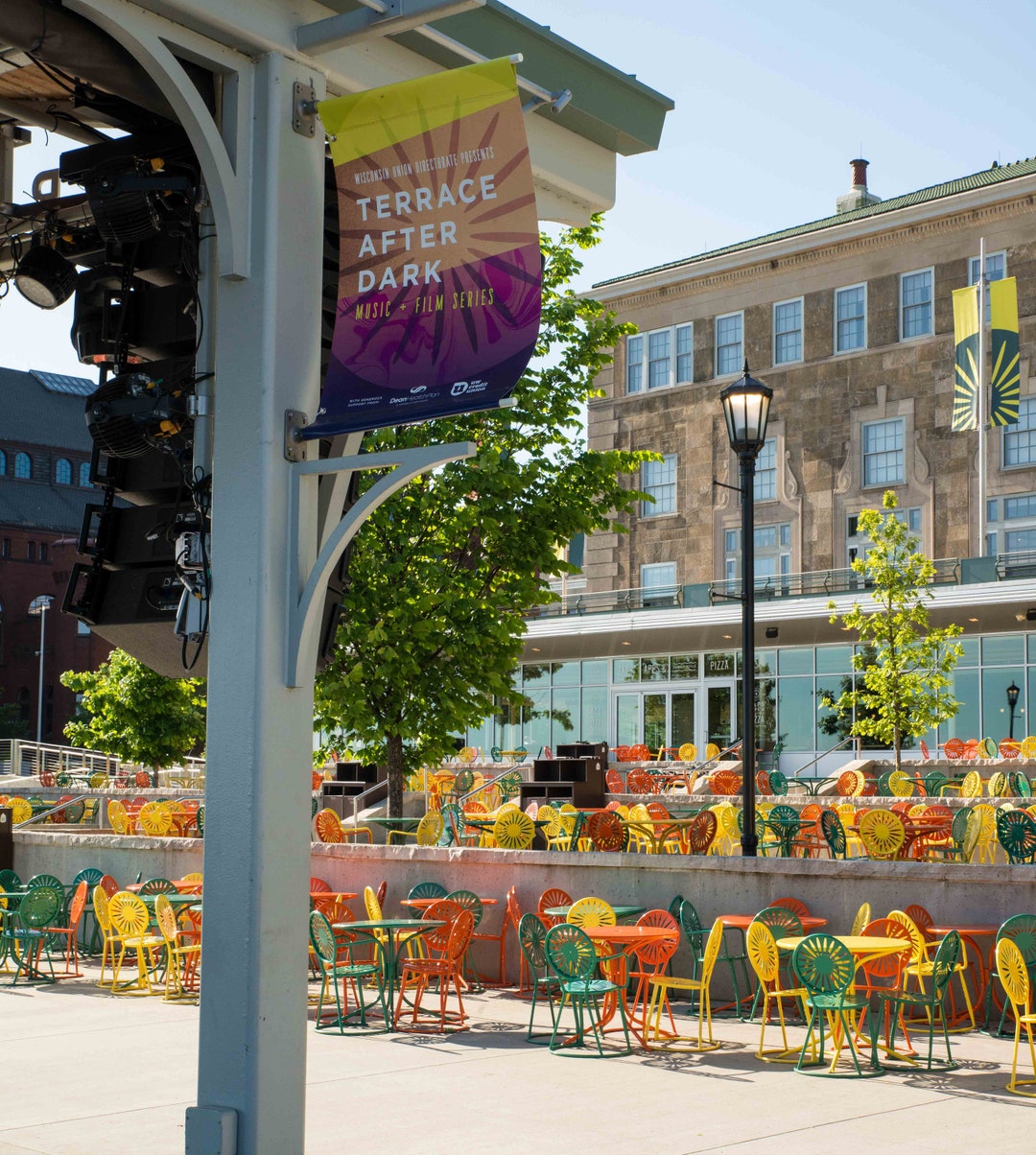 UW Madison Union Terrace by Stage and Lake Terrace After Dark - Etsy
