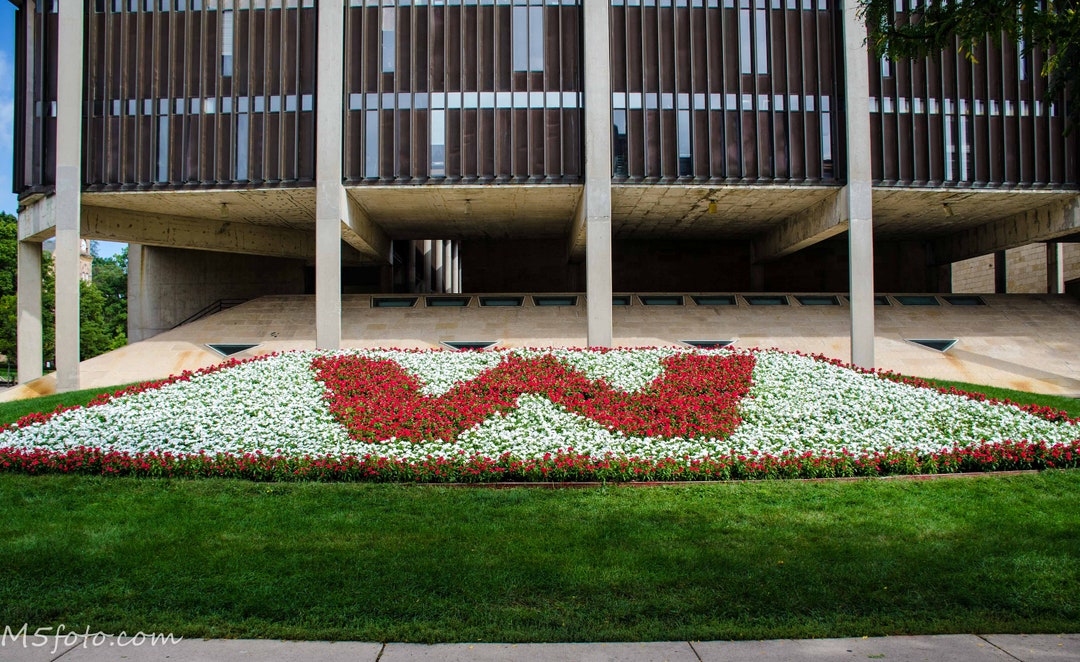 UW Madison Wisconsin W Sign on University Ave - Etsy