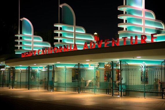 California Adventure Gate at Disneyland Anaheim California | Etsy