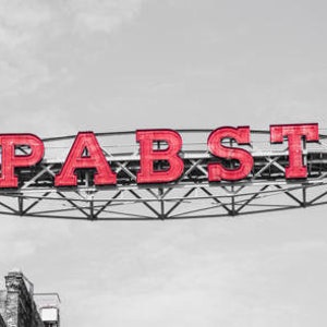 Milwaukee Pabst Building Sign, Downtown Beer History - Etsy