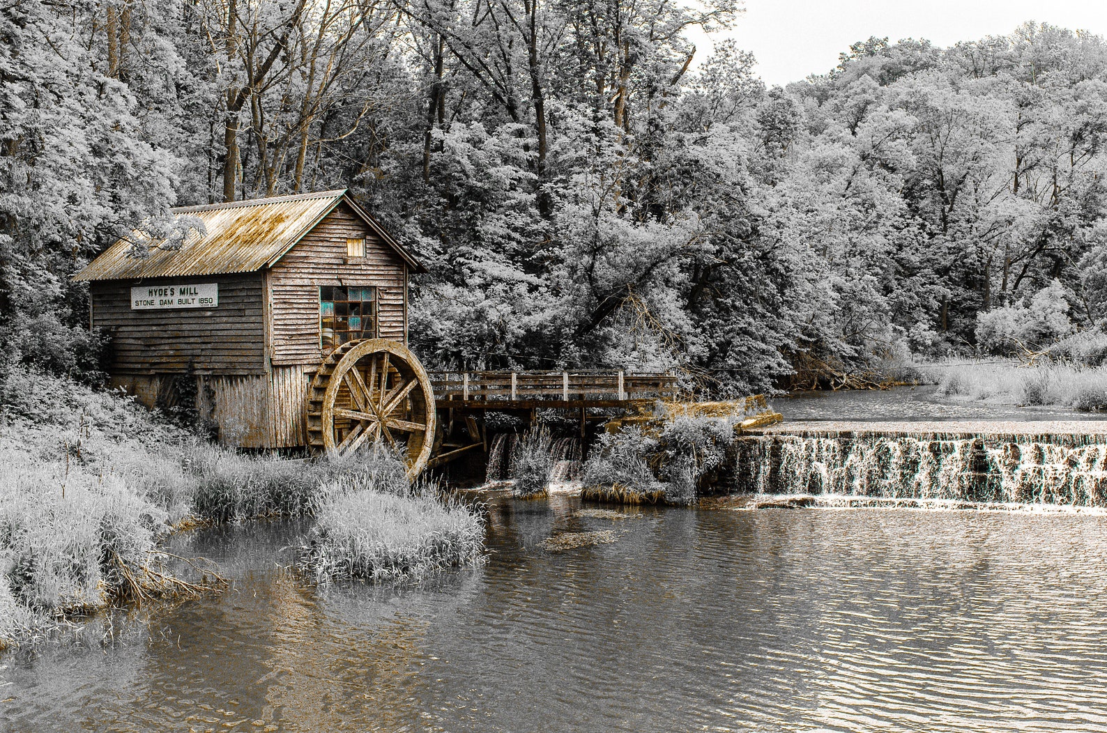 Old Mill on River Wisconsin Countryside - Etsy
