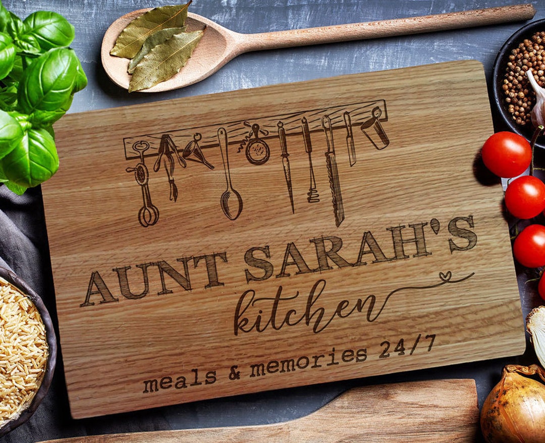 Custom Cutting Board, Personalized Cutting Board, Mom's Kitchen, Custom ...