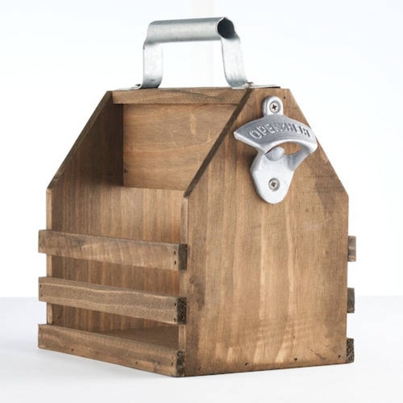 Beer Caddy Refined Wood Bottle Case Beer Holder - Etsy