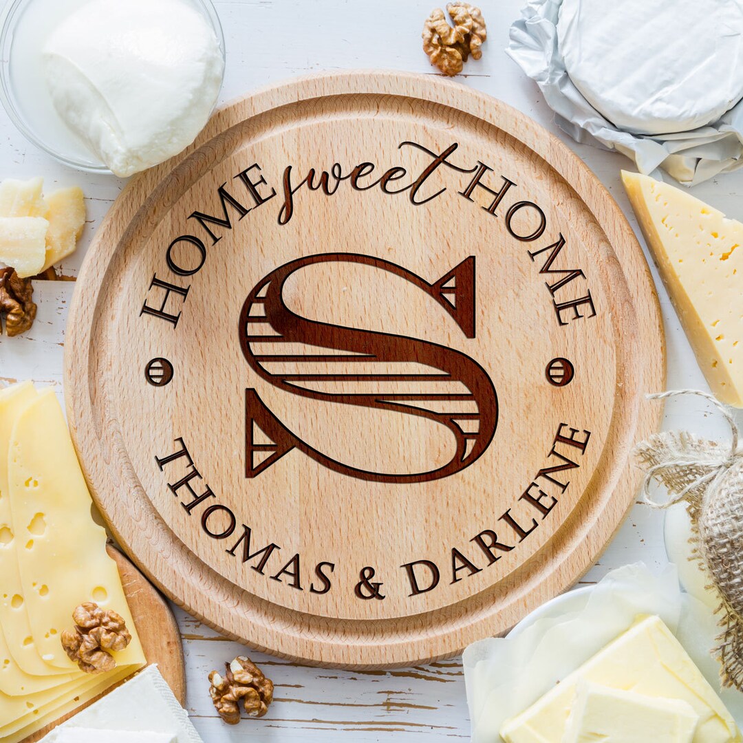 Round Cutting Board, Custom Round Cutting Board With Juice Groove ...