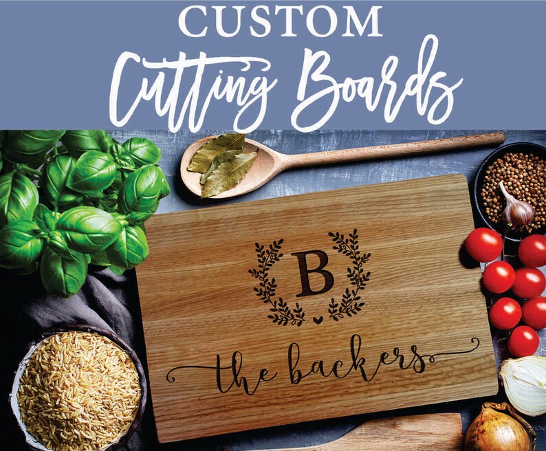Personalized cutting board Custo cutting board Wedding | Etsy