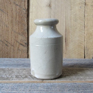 Antique Stoneware Ink Bottle - Etsy