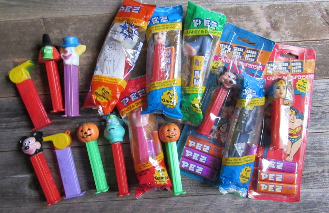 Vintage Pez Dispensers 15 Piece Mixed - Etsy