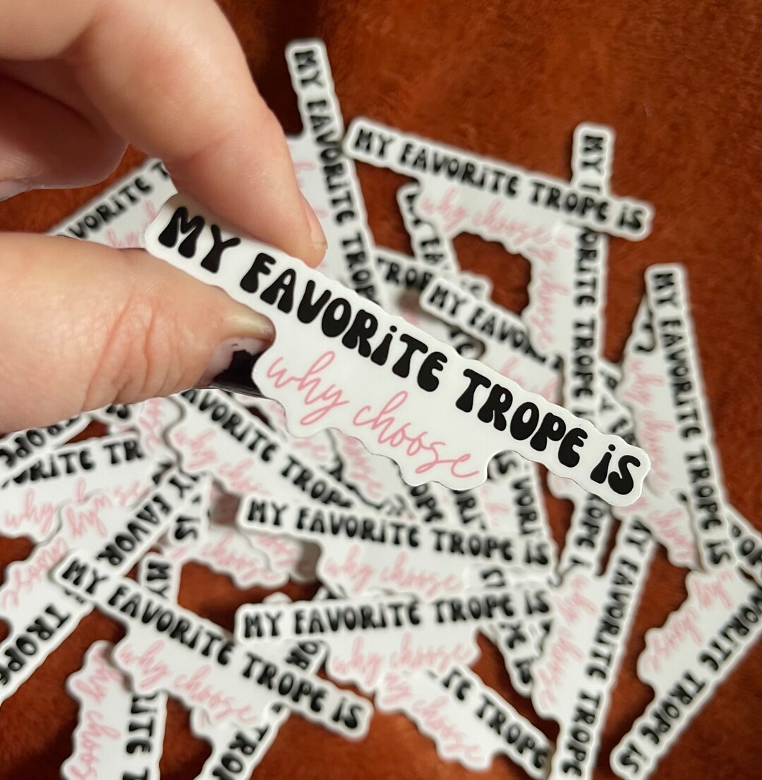 Favorite Book Trope Romance Sticker, Why Choose Trope, Kindle Sticker ...