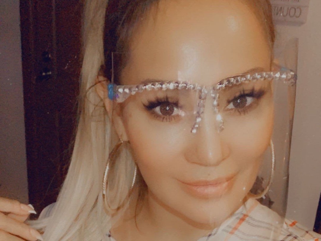 Custom Bling Face Shields Crystals Mask - Etsy