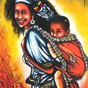 Tesfaye Negusse Art Work and Paintings - Etsy