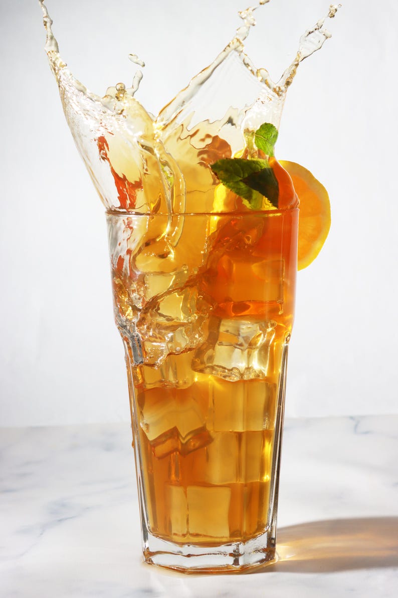 Summer Drink, Ice Tea Splash Photography, Photos for the Kitchen ...