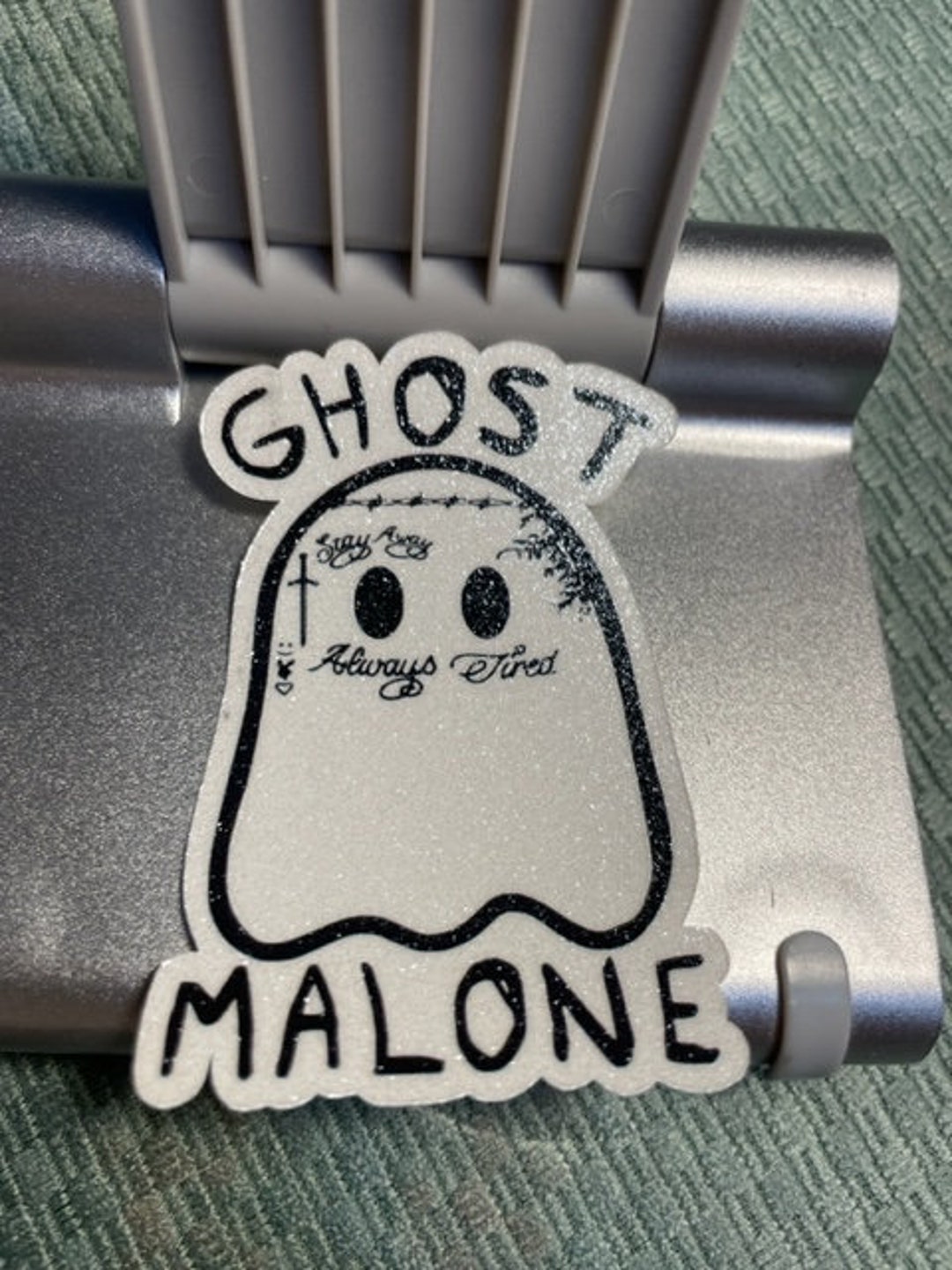 Ghost Malone Sticker, Ghost Malone, Post Malone Fan, Fun Sticker ...
