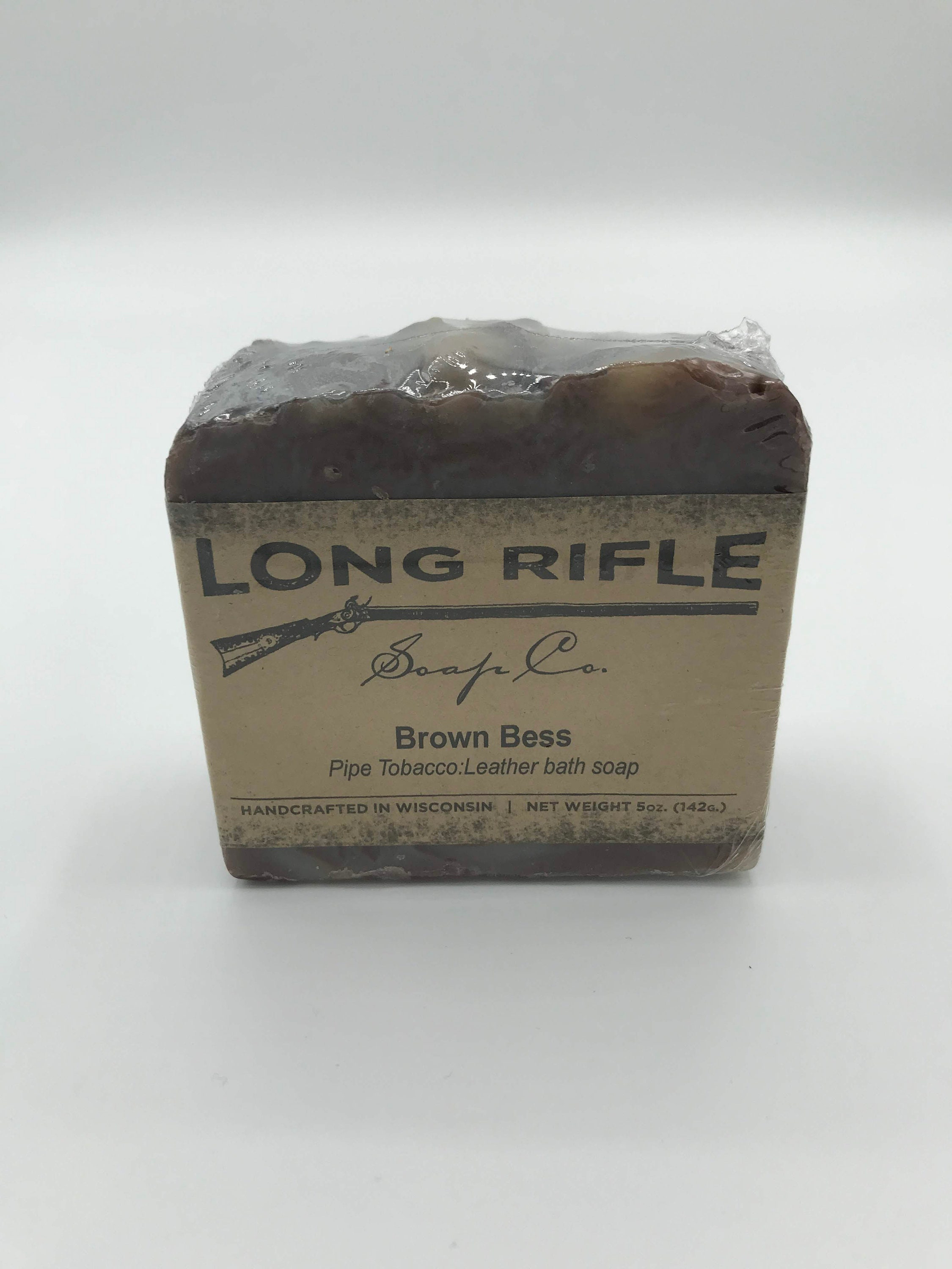 Brown Bess Pipe Tobacco and Leather Artisan Tallow Bar Soap - Etsy