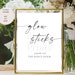 Emma Wedding Glow Stick Sign Template | Light up the Dance Floor Sign ...