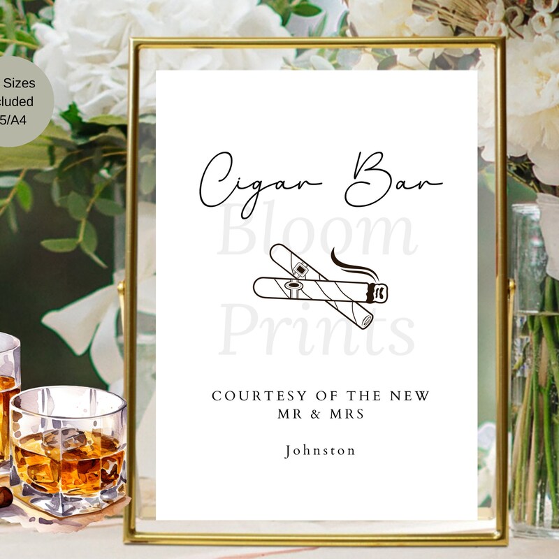 Cigar Bar Sign - Etsy