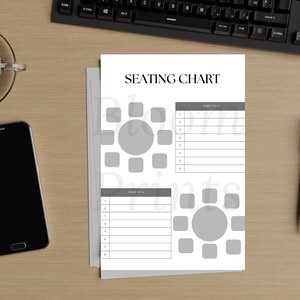 Printable 8 Seater Wedding Table Seating Chart|round Table Seating ...