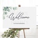 Eucalyptus Welcome Sign Printable Script Welcome Poster Template ...