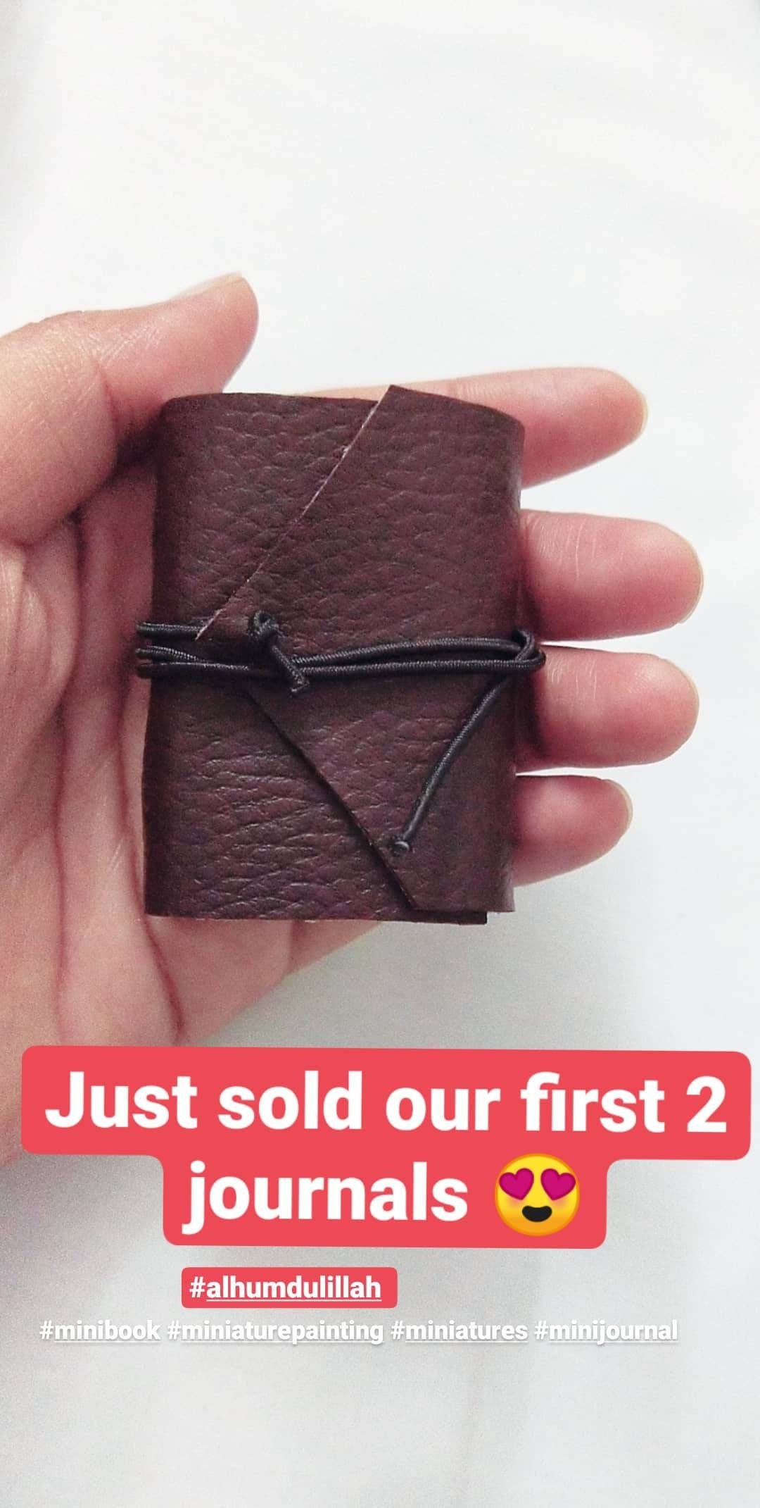 Mini Art Journal , Tiny Watercolour Journal - Sketchbook, Tiny Journal ...