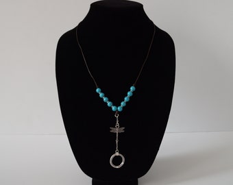 Items similar to Turquoise Eyeglass Holder, Glasses Chain, Eyewear ...