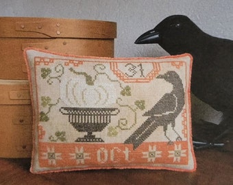 THREADWORK PRIMITIVES beggar's Night, Counted Cross Stitch Pattern, Fall, Autumn, Halloween ...