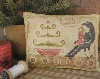 THREADWORK PRIMITIVES kringle's Crow Counted - Etsy