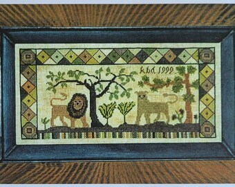 Companion Quaker Christmas Tree Sampler by Carriage House Samplings - Etsy