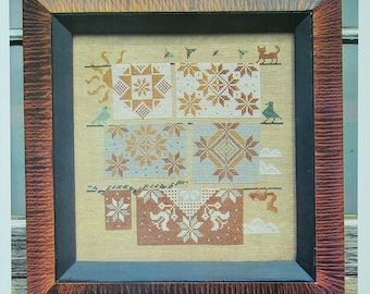 Companion Quaker Christmas Tree Sampler by Carriage House Samplings - Etsy