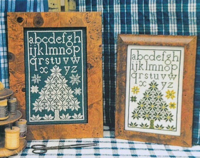 Companion Quaker Christmas Tree Sampler by Carriage House Samplings - Etsy