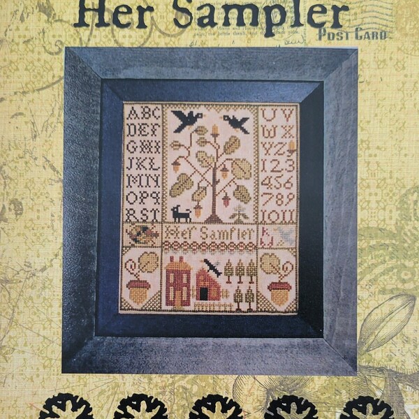 Red Sampler - Etsy