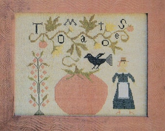 Tomato Season Pdf/download Cross Stitch Chart From Notforgotten Farm ...