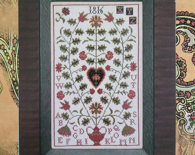 Companion Quaker Christmas Tree Sampler by Carriage House Samplings - Etsy