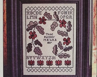 Companion Quaker Christmas Tree Sampler by Carriage House Samplings - Etsy