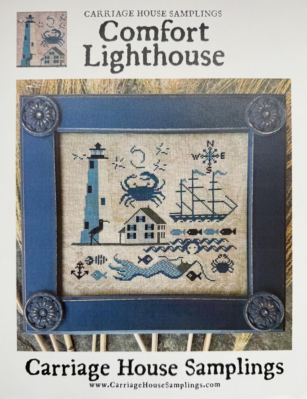 Comfort Lighthouse by Carriage House Samplings - Etsy